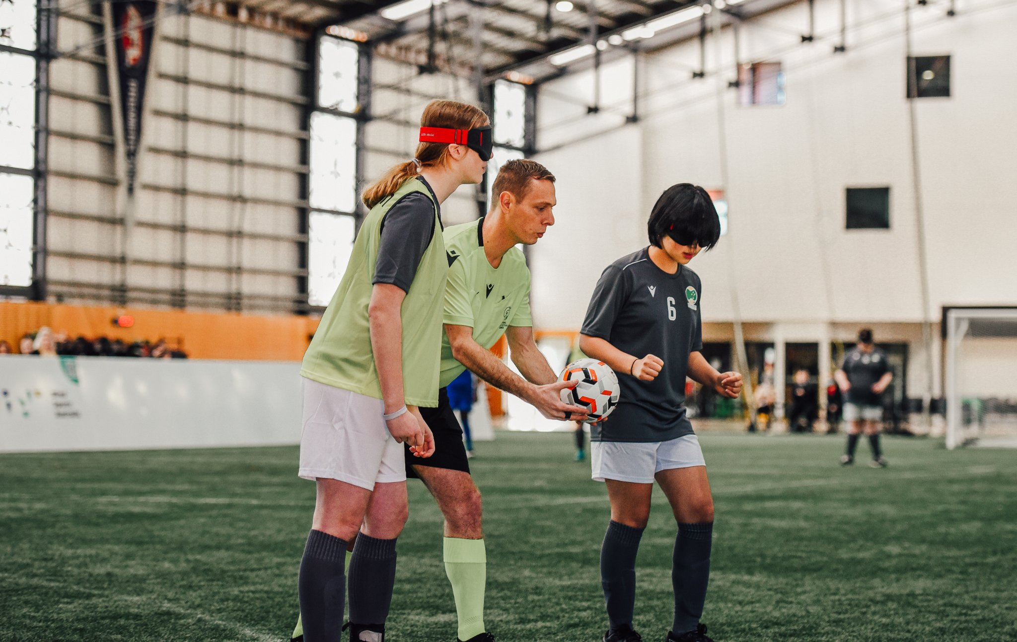 Sebastian Petrovich standing alone as Victoria's only Blind Football ...